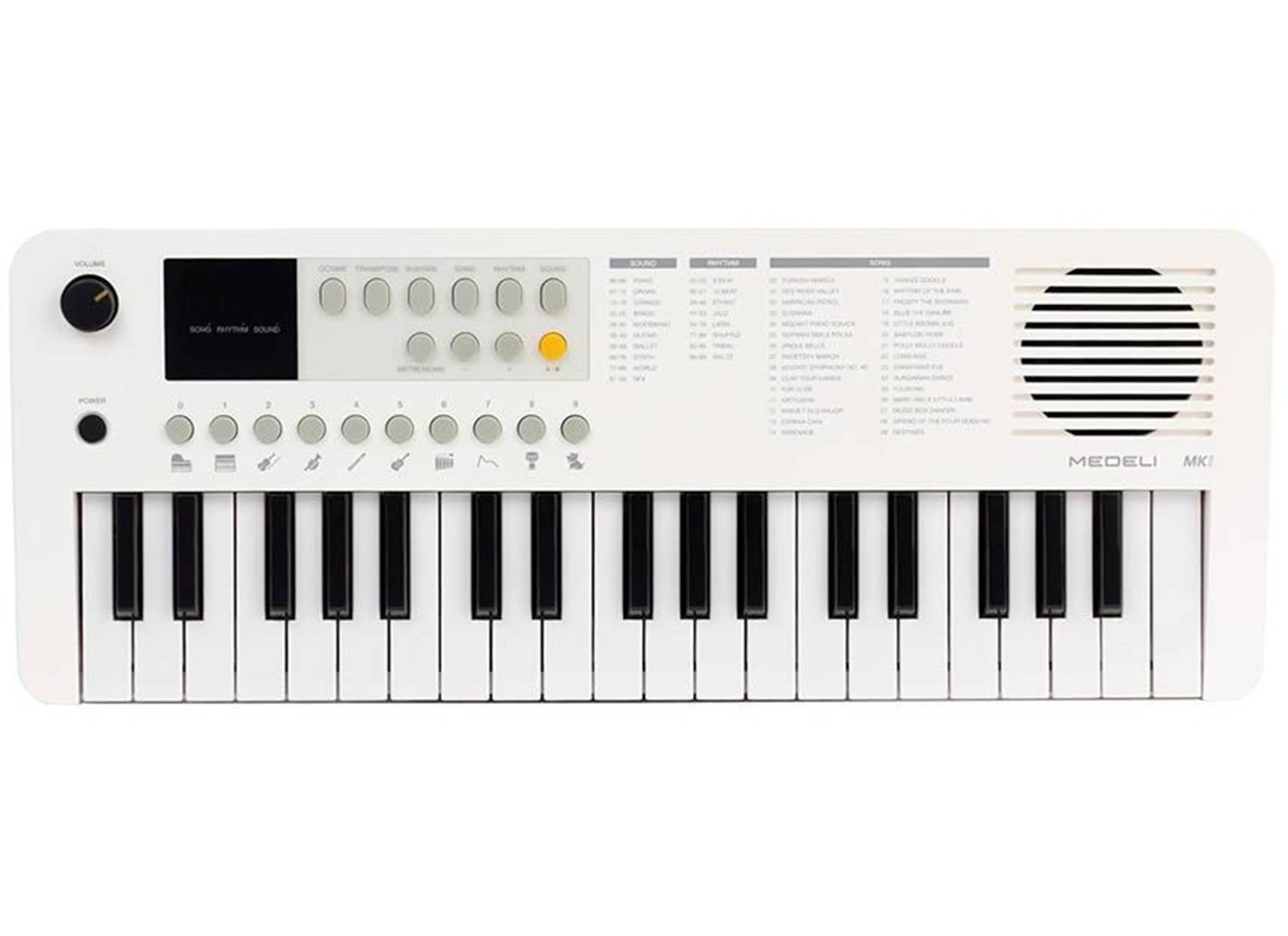 Medeli MK1 Nebula Series Keyboard White på emusic.se - Sveriges ...